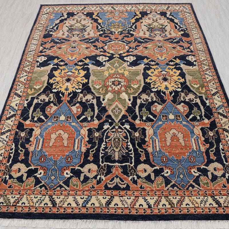 Persian Blue Rug - Etsy