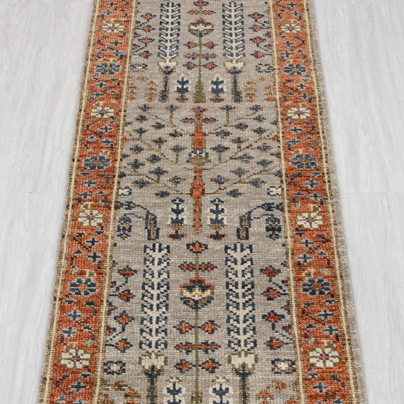 Grey Tree of Life Rug - Etsy