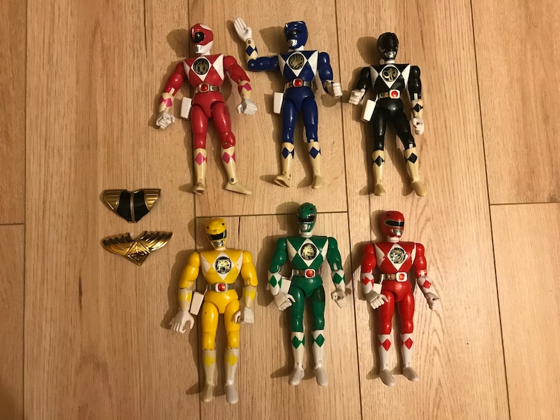 Vintage Bandai Mighty Morphin Power Rangers! - Etsy
