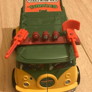 Rare Vintage 1995 TMNT Mini Mutant Party Wagon Playset Teenage Mutant ...