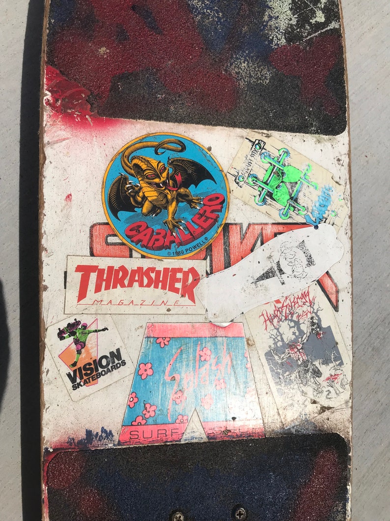 Awesome 1980s Old School Skateboard - Etsy