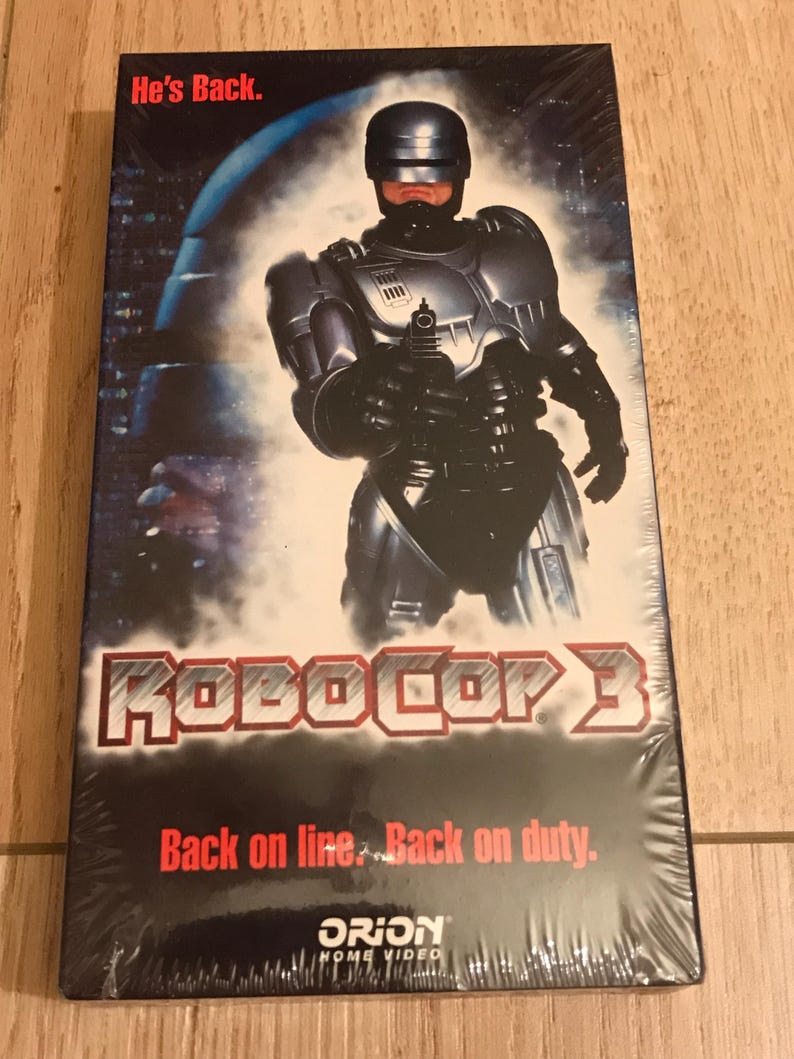 Rare Robocop 3 VHS SEALED!! Orion Home Video - Etsy