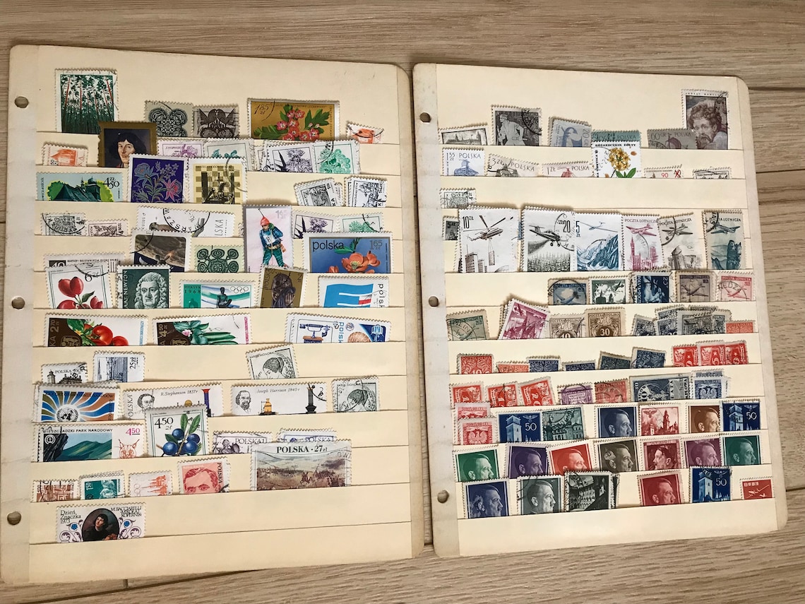 Vintage Postage Stamp Collection - Etsy