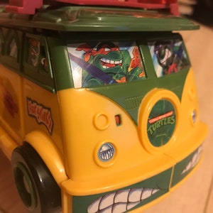 Rare Vintage 1995 TMNT Mini Mutant Party Wagon Playset Teenage Mutant ...
