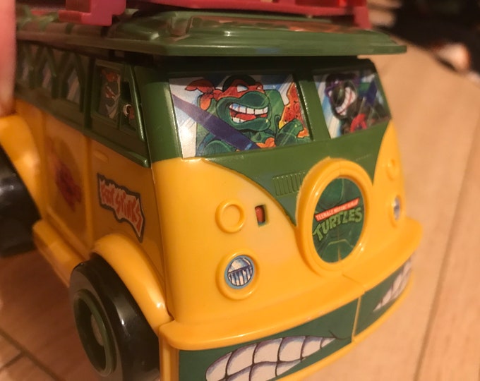 Rare Vintage 1995 TMNT Mini Mutant Party Wagon Playset Teenage Mutant ...
