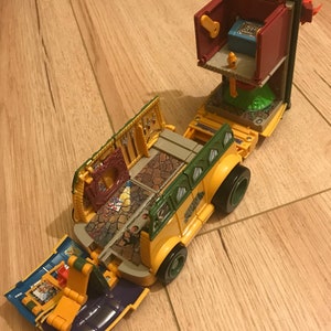 Rare Vintage 1995 TMNT Mini Mutant Party Wagon Playset Teenage Mutant ...