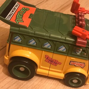 Rare Vintage 1995 TMNT Mini Mutant Party Wagon Playset Teenage Mutant ...