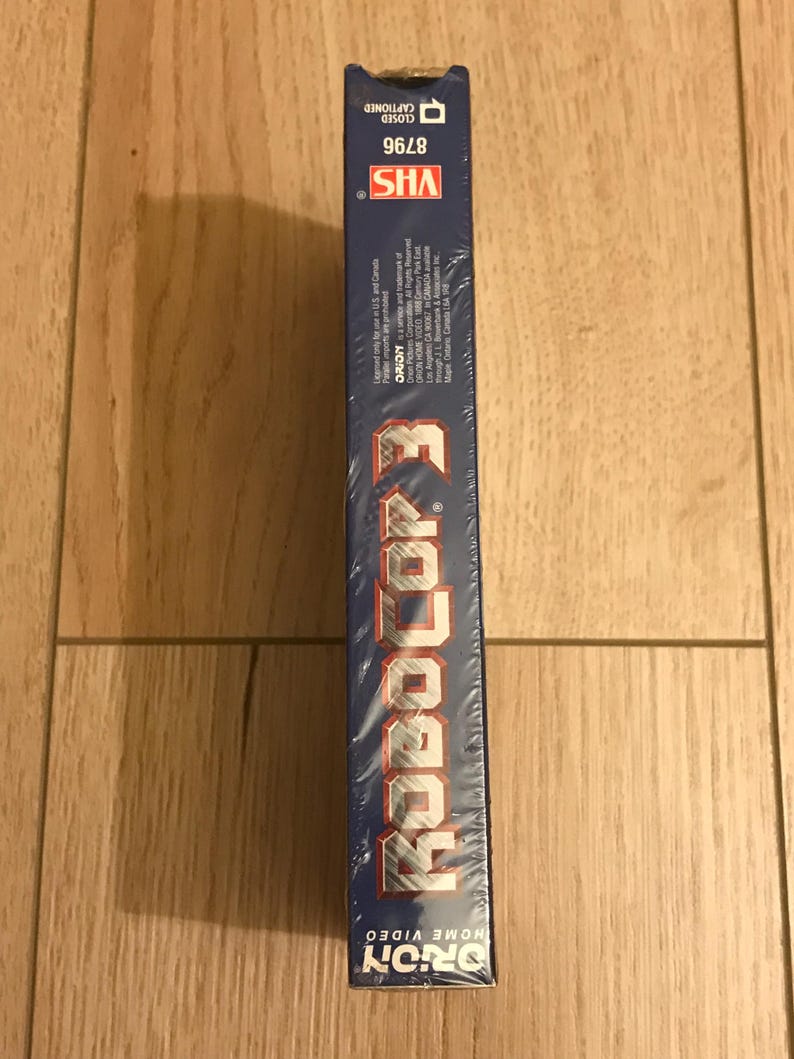 Rare Robocop 3 VHS SEALED!! Orion Home Video - Etsy