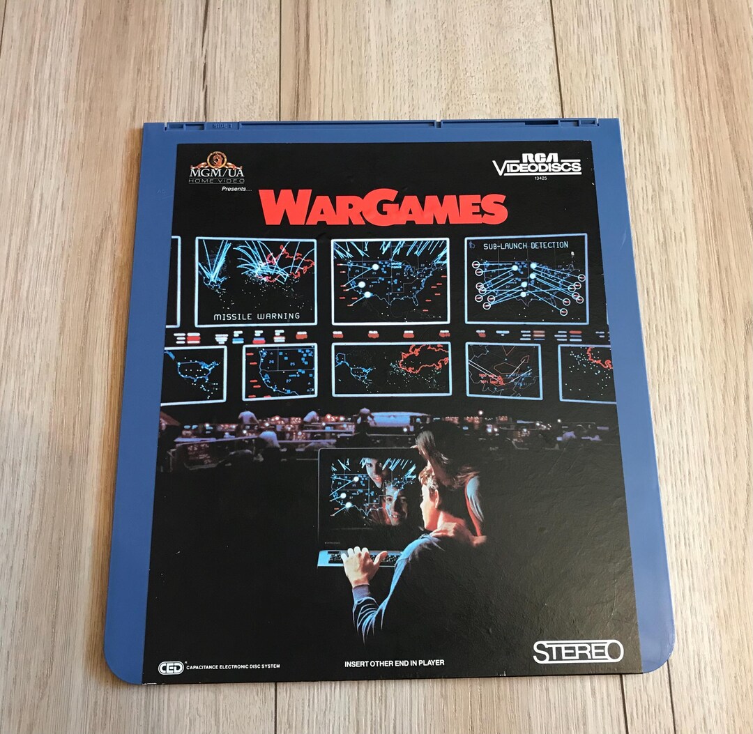 War Games (1983) RCA Selectavision Video Disc CED Vintage RARE Not ...