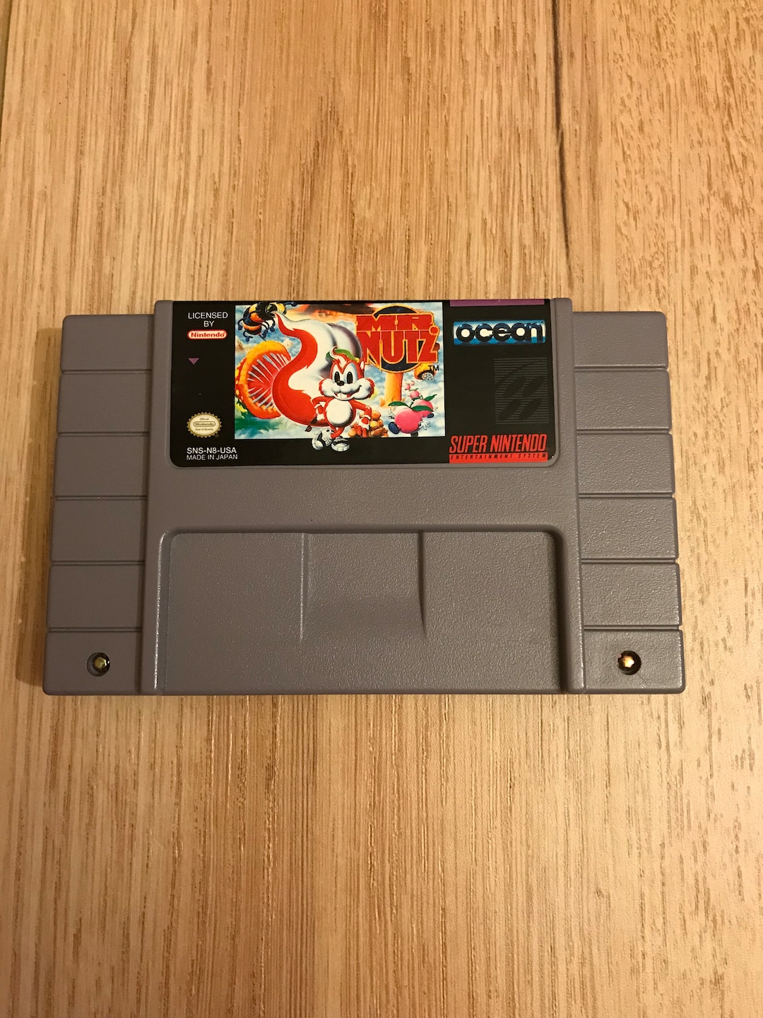 Mr. Nutz (SNES) Super Nintendo Cartridge Only 1994 Nuts Ocean RARE - Etsy