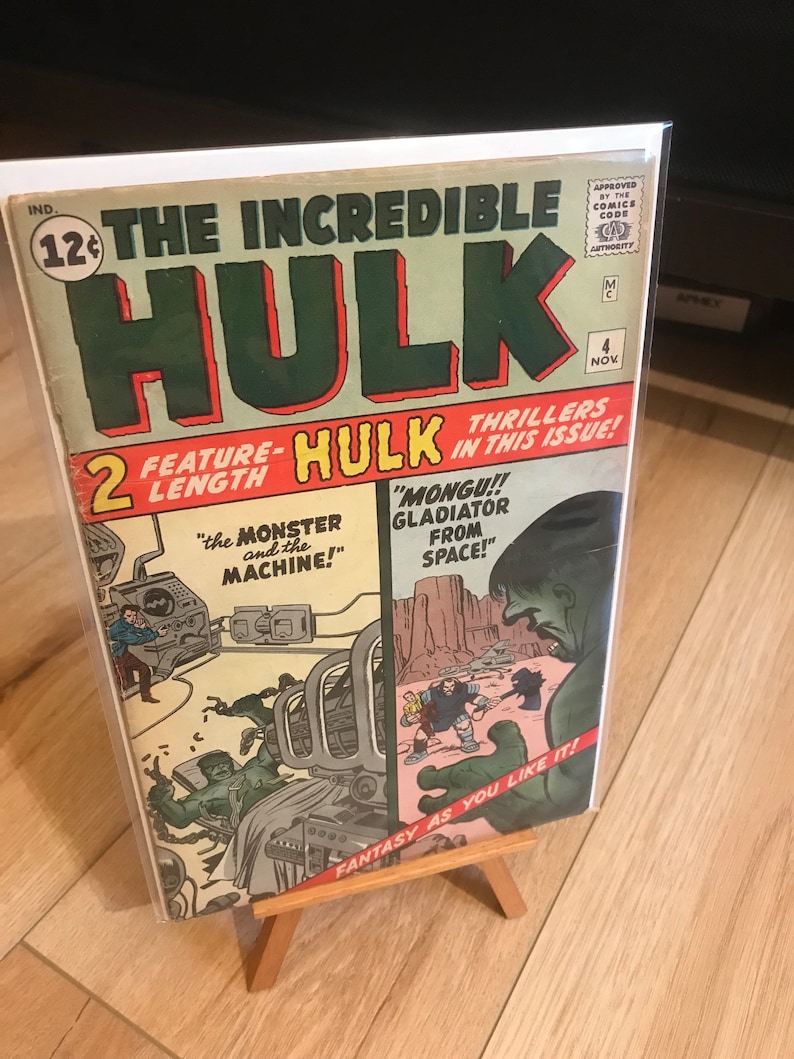 Hulk #4 Origin Retold 1962 PLUS Pgs From Issue 5 - Etsy