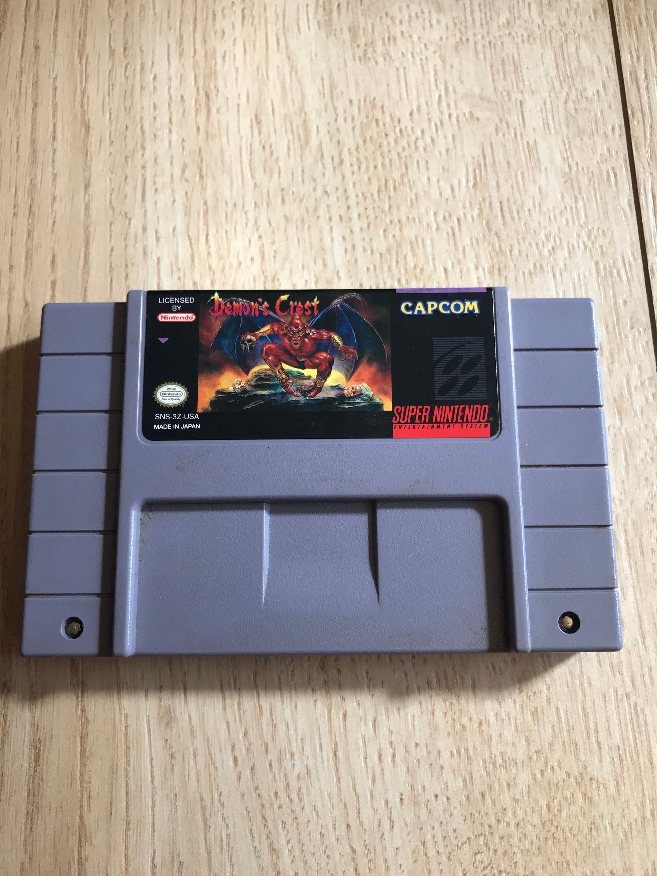 Authentic Super Nintendo Demon Crest - Etsy