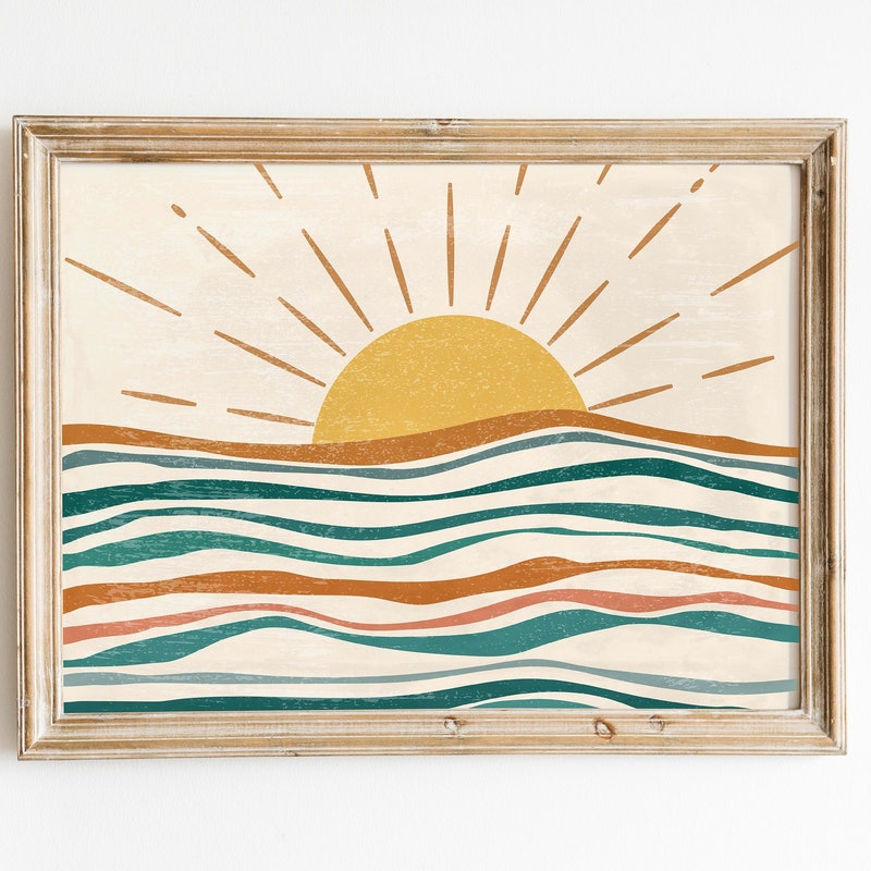 Abstract Wave Art - Etsy