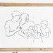 Family of 5 Line Art, Newborn Girl Brother and Sister, Family Portrait ...