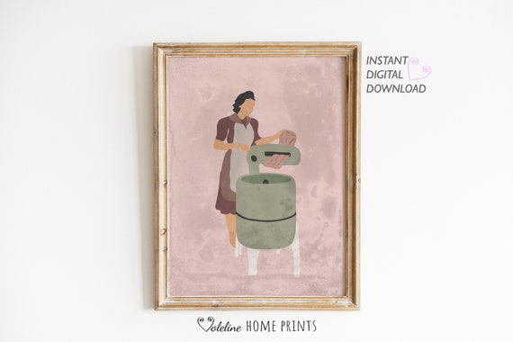 Susie Homemaker Laundry Room Decor Vintage Washing Machine | Etsy