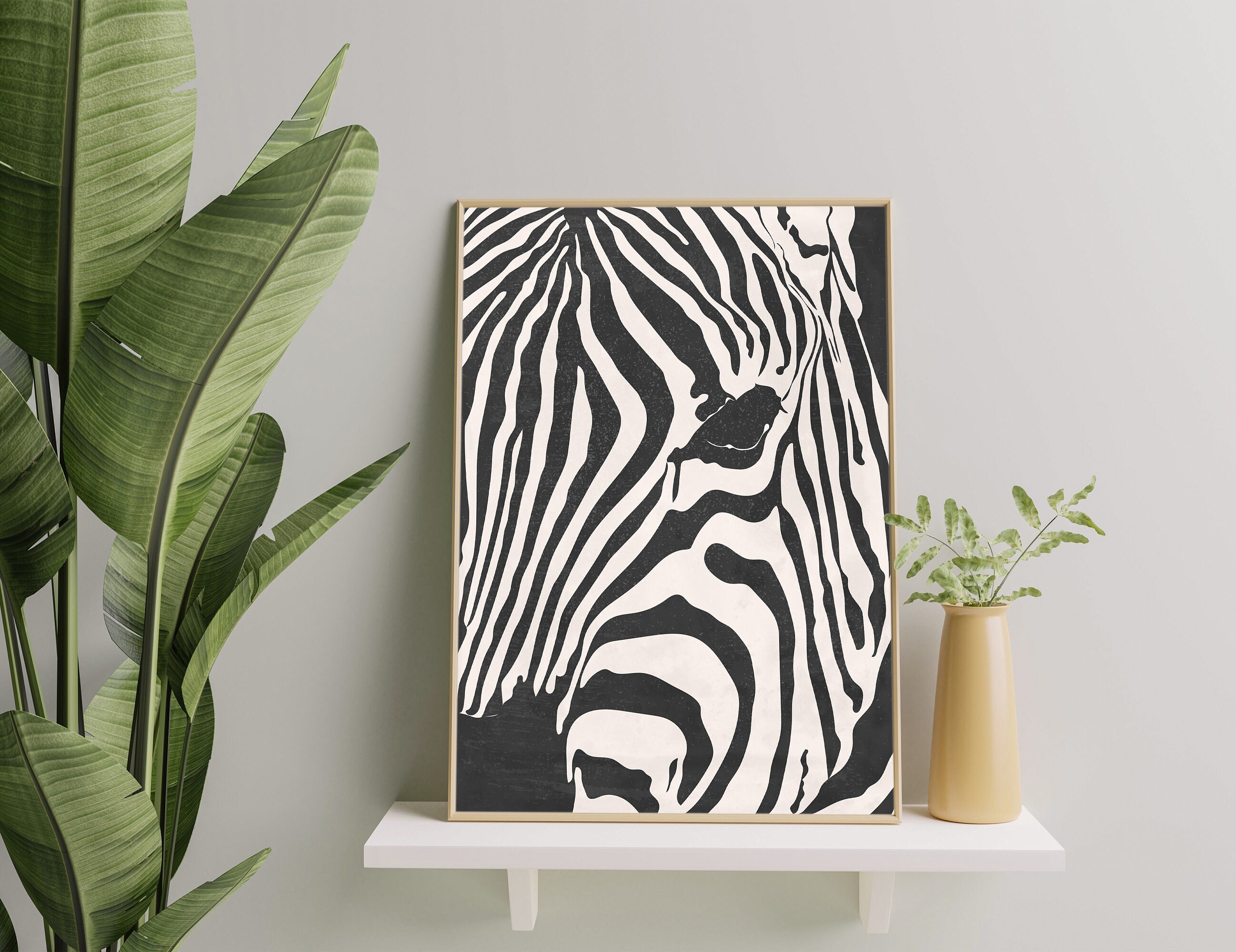Zebra Art Print, Zebra Wall Art, Abstract Zebra Prints, Zebra Home ...
