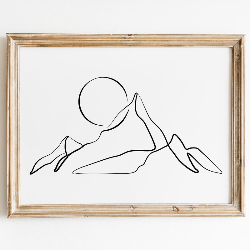Minimalist Line Art - Etsy