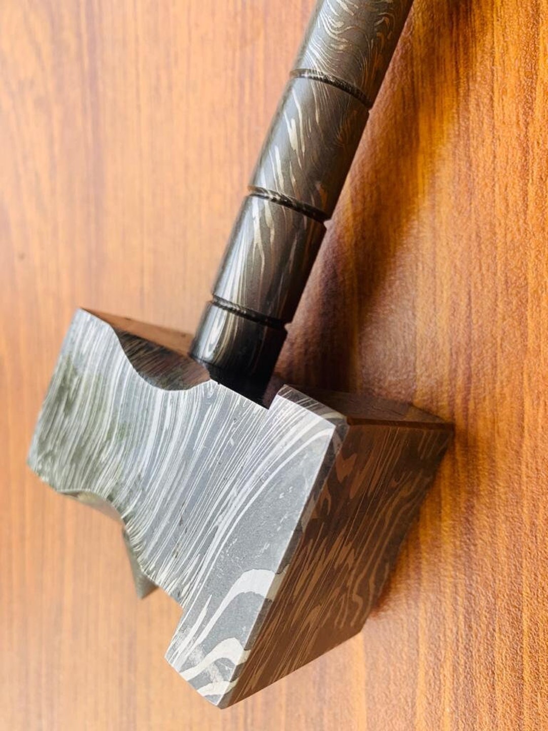 Hand Crafted Hammer using Damascus Steel or Forged Damascus - Etsy