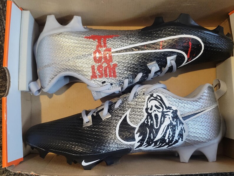 Custom Football Cleats - Etsy