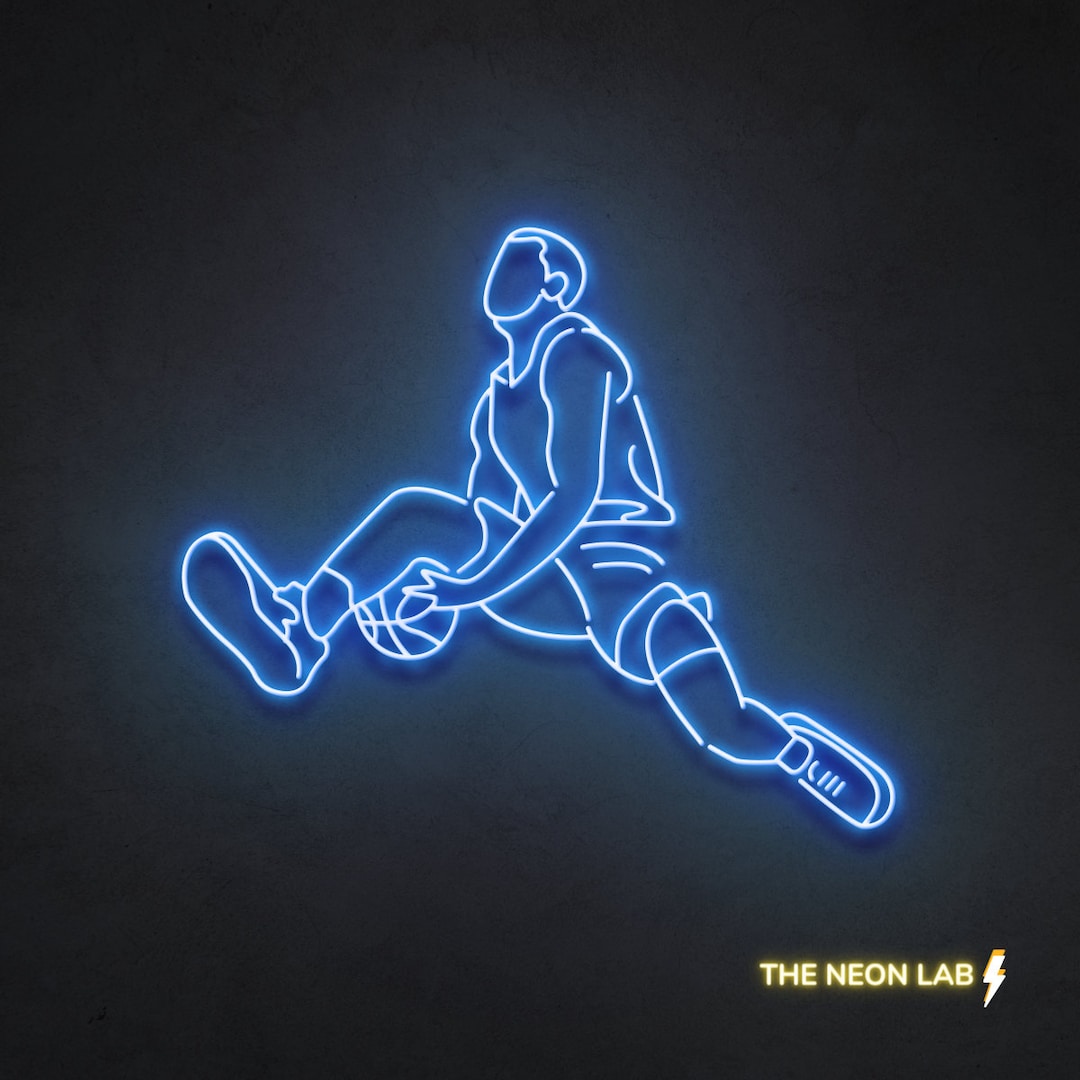 Basketball Player Sign for the Ultimate Fan for the Bar, Home, Bedroom ...