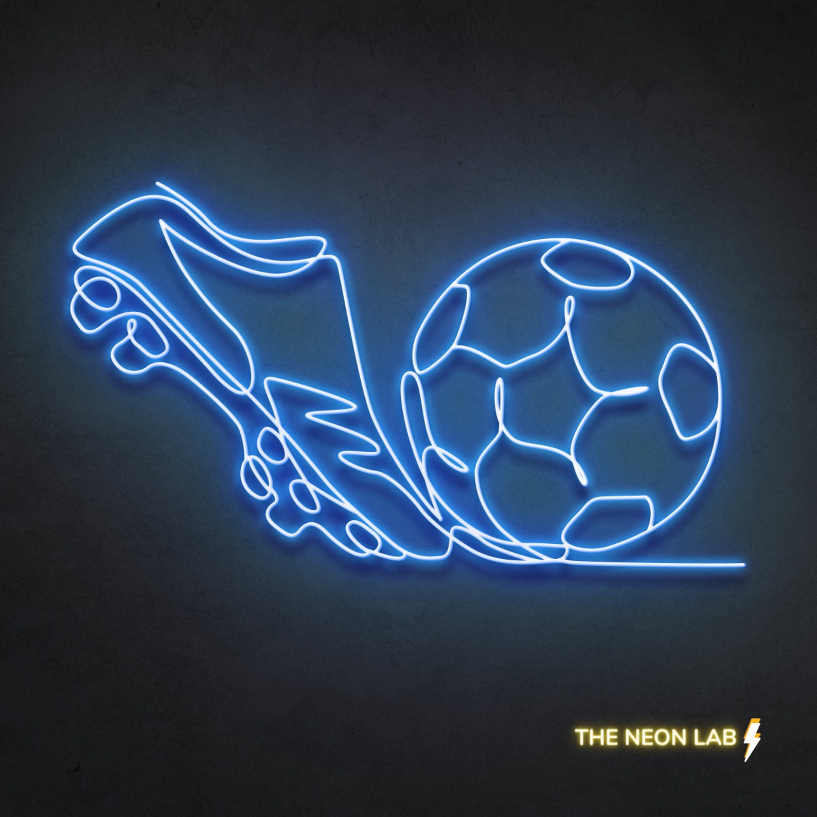 Football Soccer Ball and Boot Sign for the Ultimate Football - Etsy