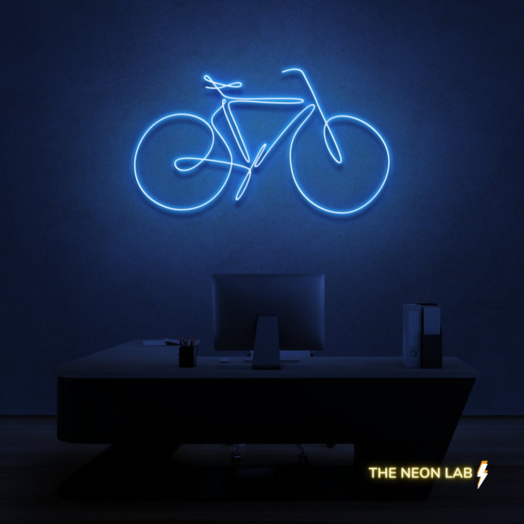 Bicycle Neon Sign for the Ultimate Cyclist, for the Bar, Home, Bedroom ...