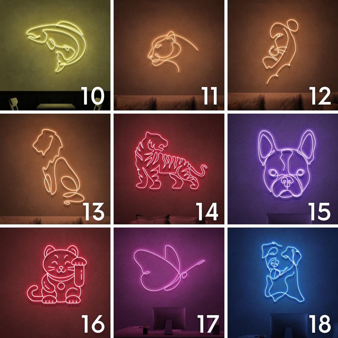 Dinosaur Neon Sign, Brontosaurus Light, Diplodocus LED Sign, Dinosaur ...