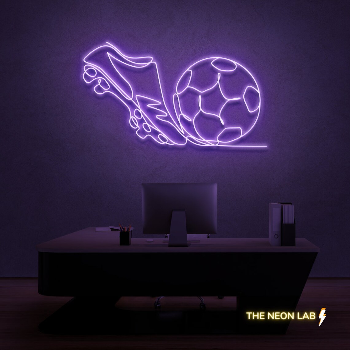 Football Soccer Ball and Boot Sign for the Ultimate Football | Etsy