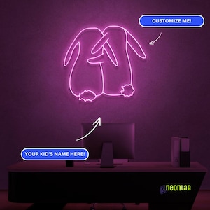 Cheeky Monkey Neon Sign | Cute Monkey LED Light | Animal Acrylic Neon ...