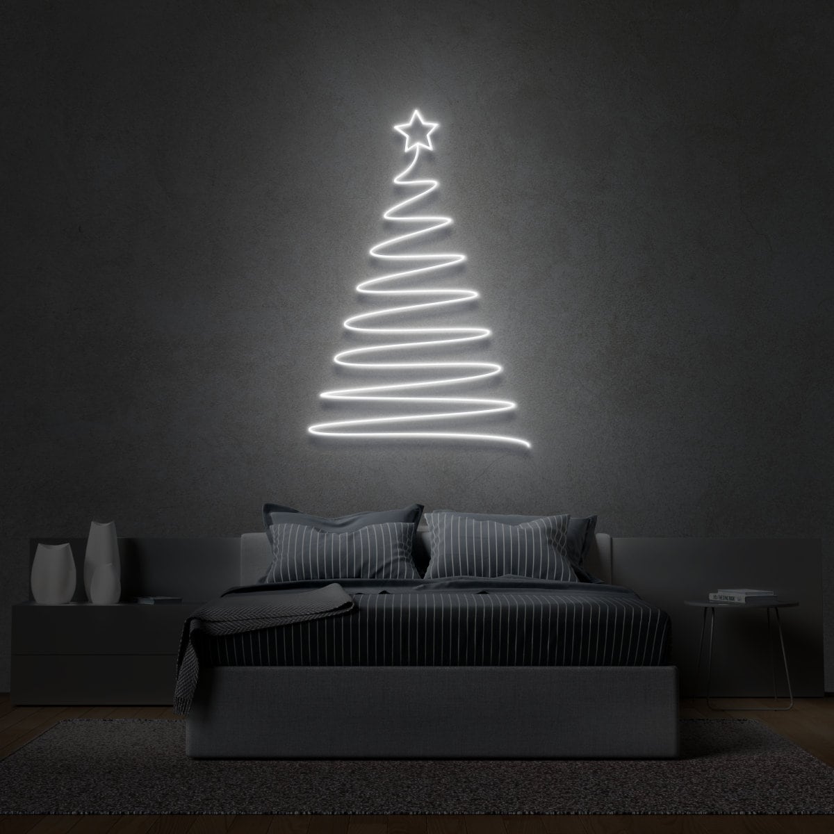 Spiral Led Neon Christmas Tree - Etsy