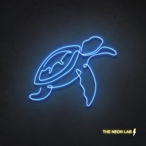 Turtle Neon Sign for Bedroom, Kids Room, Restaurant, Office Living Room ...