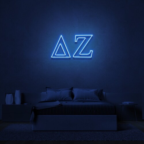 Delta Zeta Script Wooden Sign | Etsy