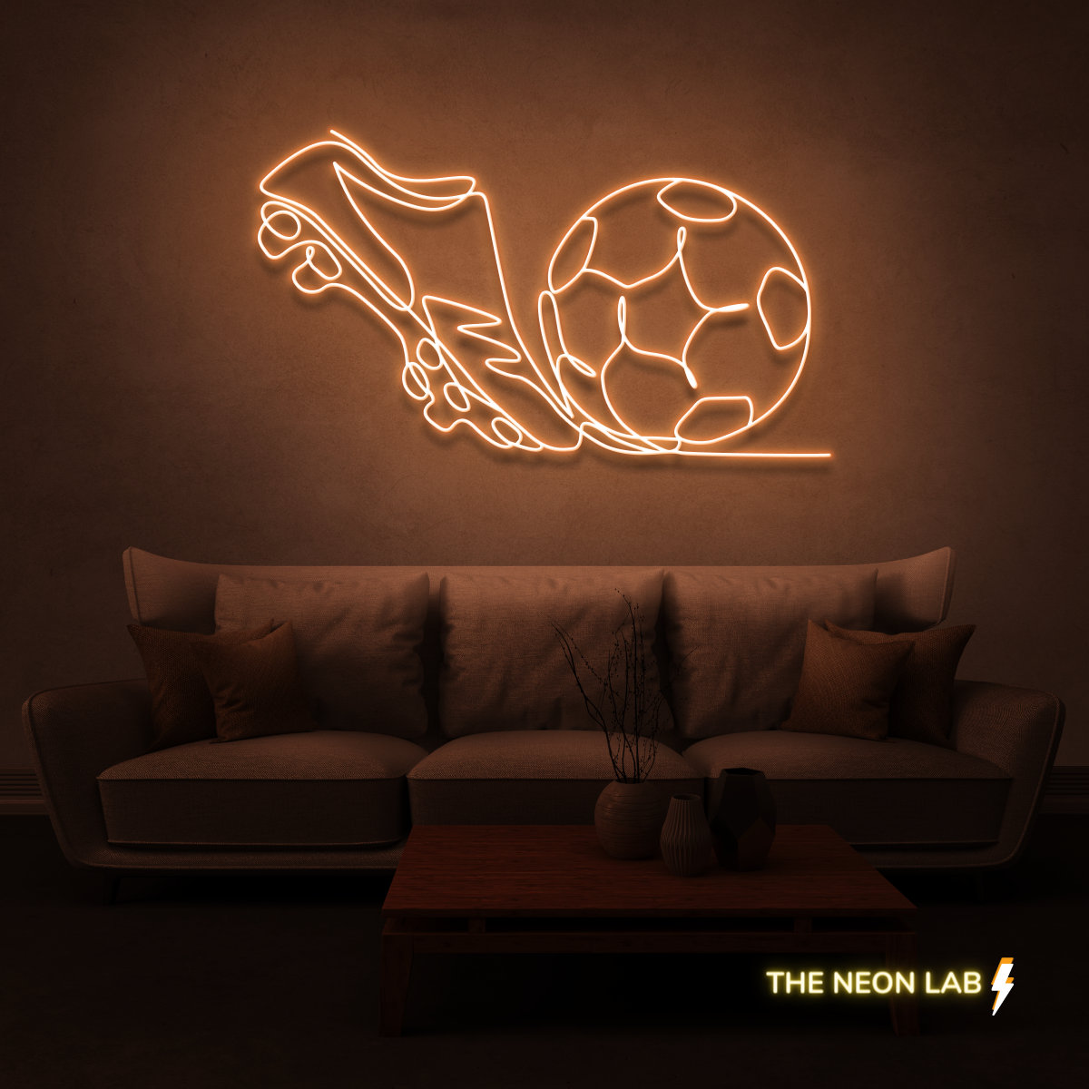 Football and Boot LED Neon Sign, Sports Bar Decor - Etsy