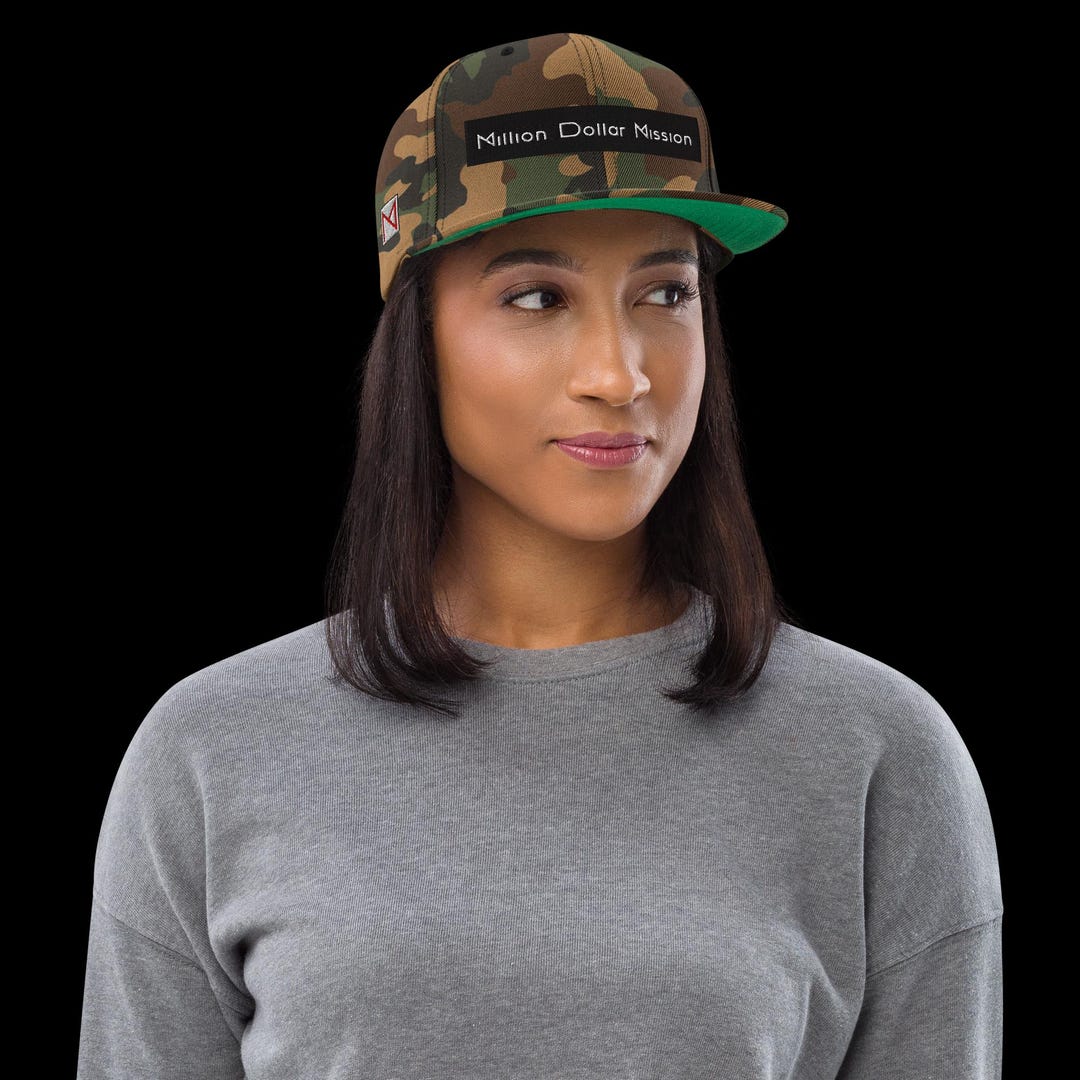 Million Dollar Mission Logo Snapback Hat - Etsy