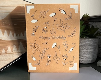 Earthy Birthday Card - Etsy