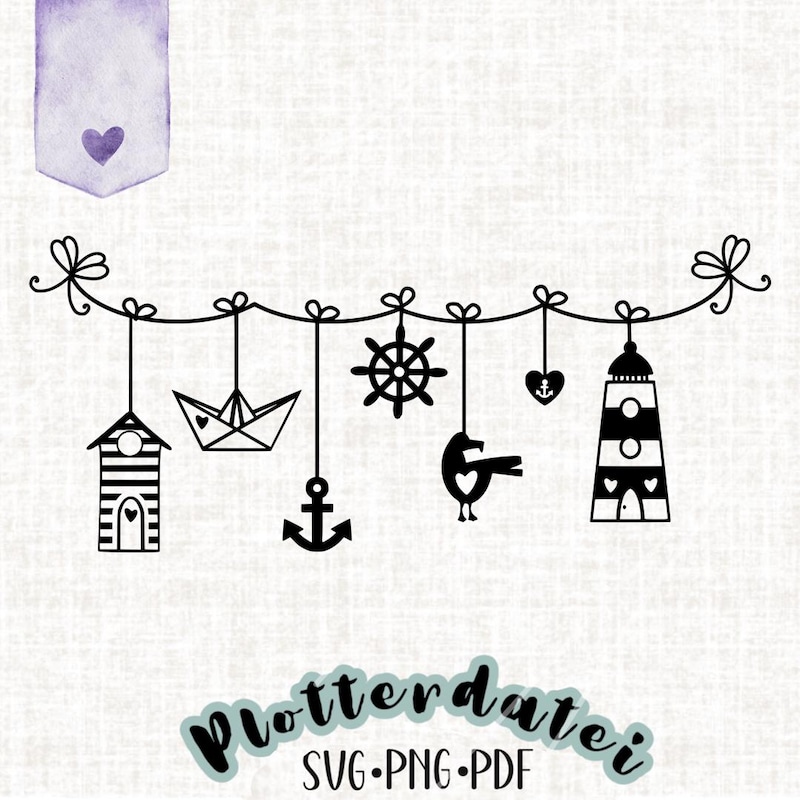 Plotterdatei maritim - Etsy.de