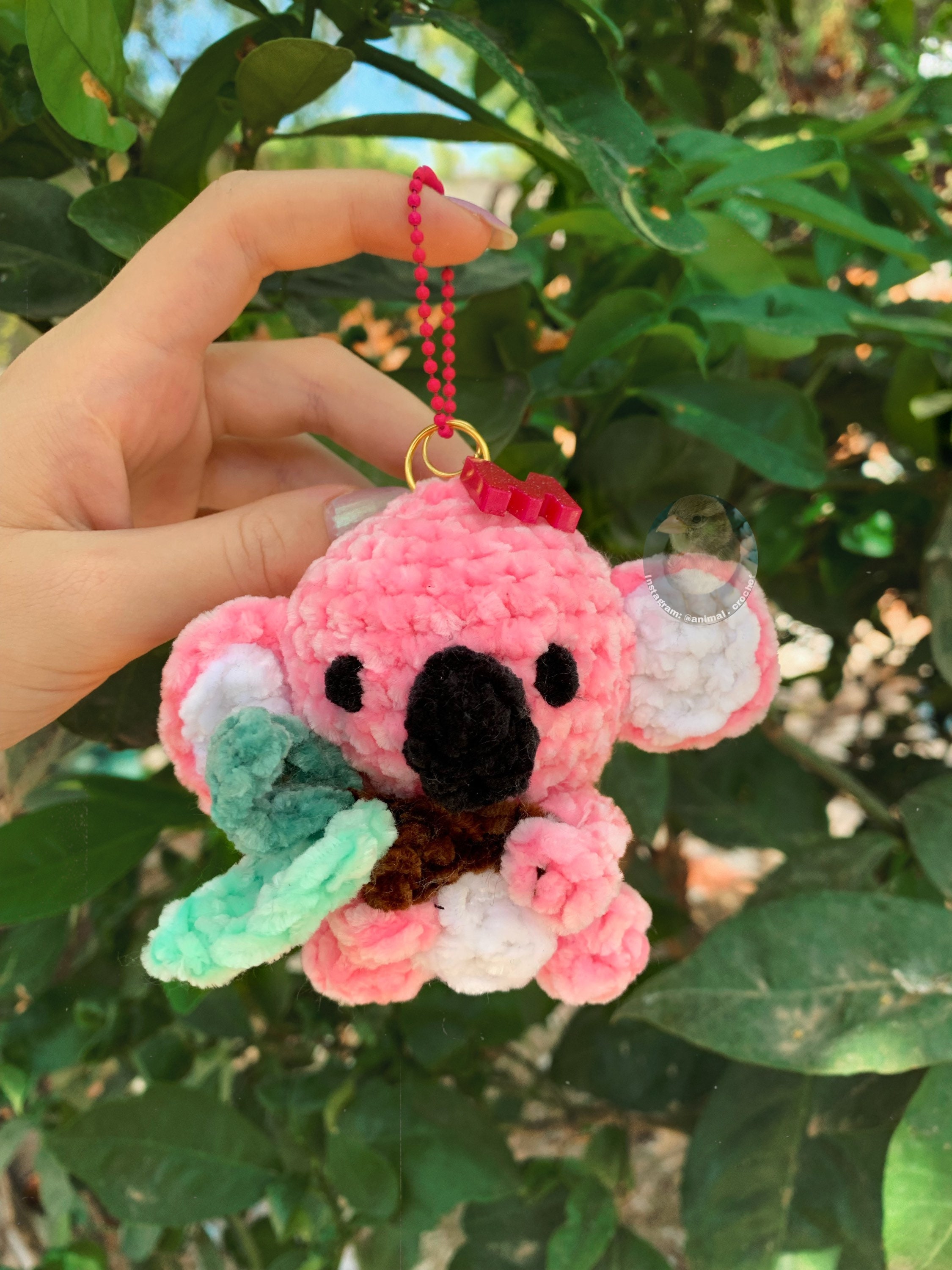 Crochet Koala Keychains Amigurumi Dolls Personalized as - Etsy