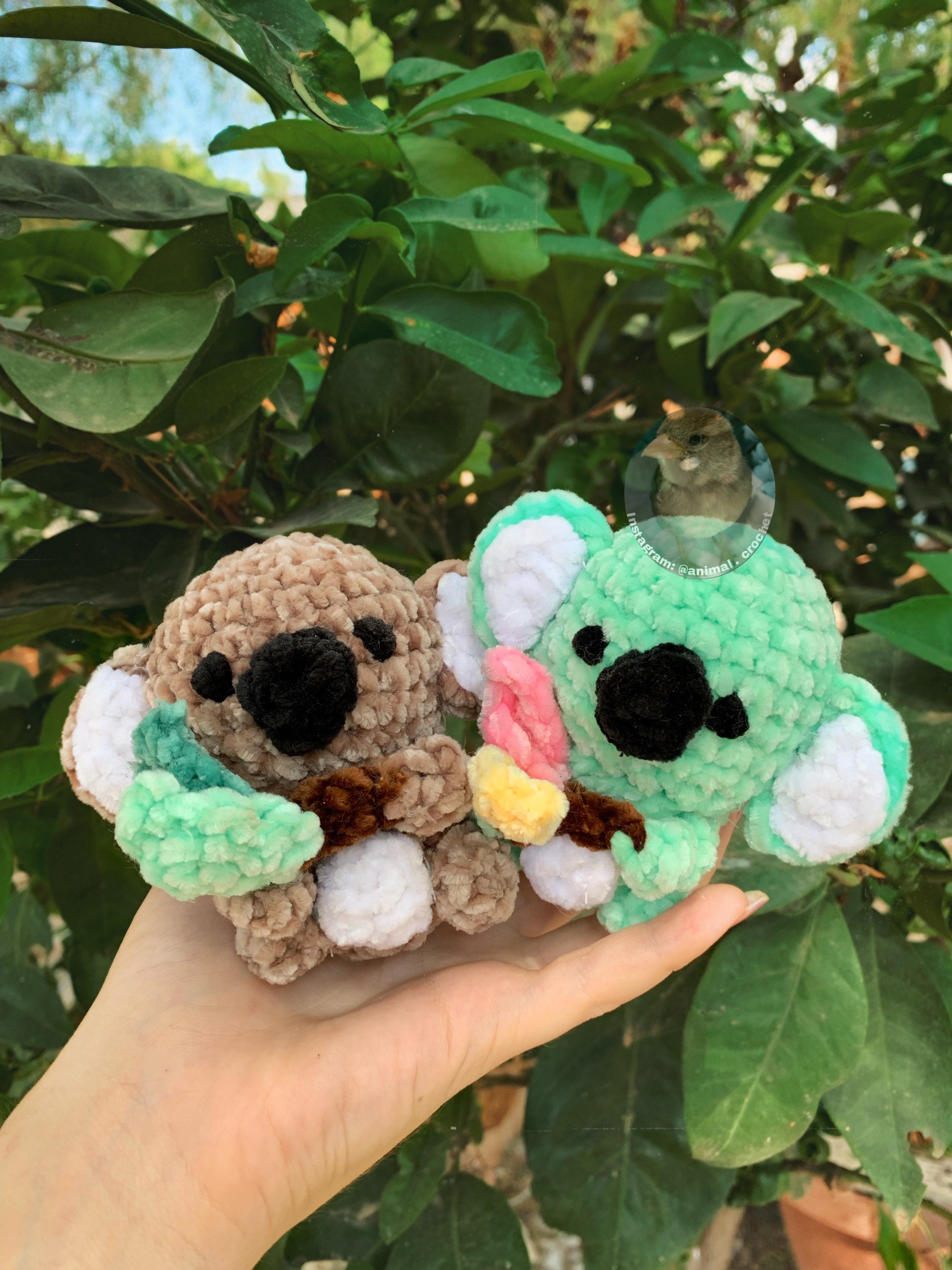 Crochet Koala Keychains Amigurumi Dolls Personalized as - Etsy
