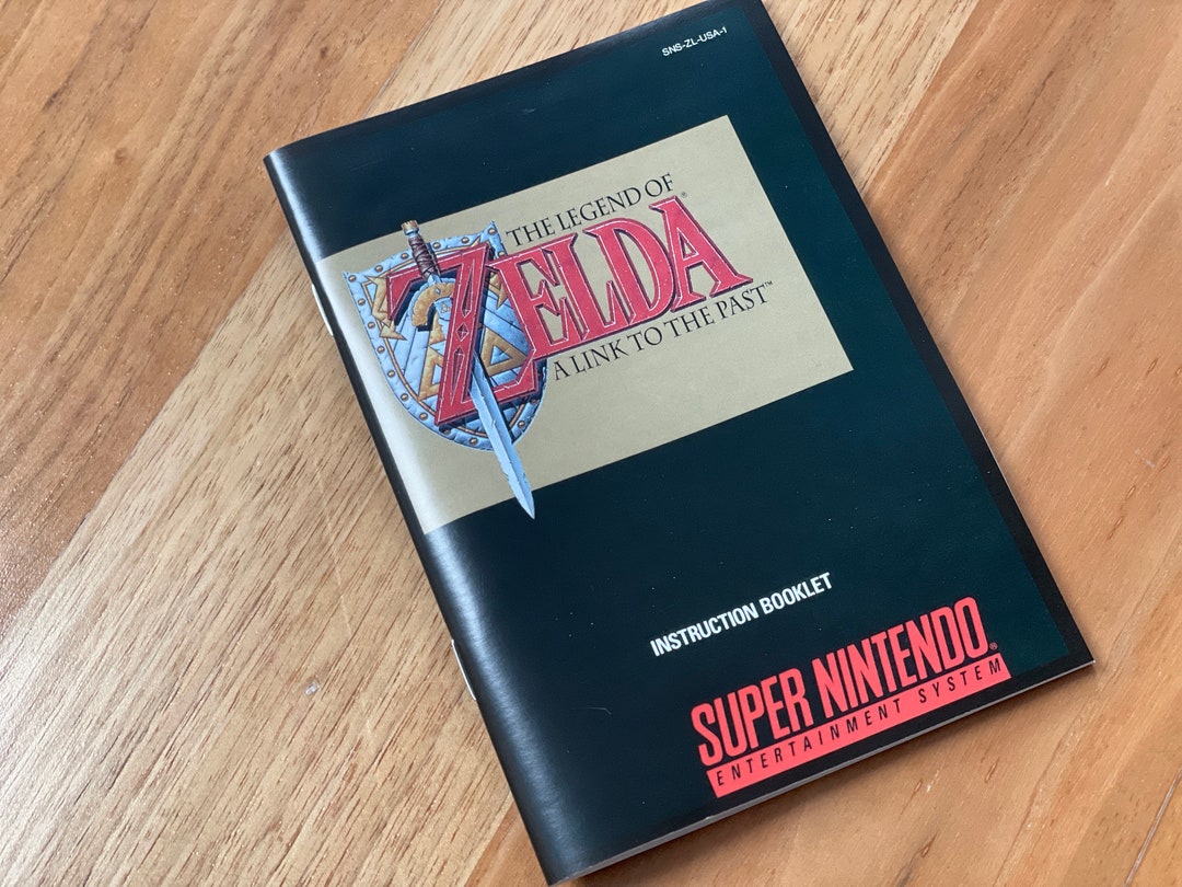 The Legend of Zelda: A Link to the Past SNES Manual (unofficial ...