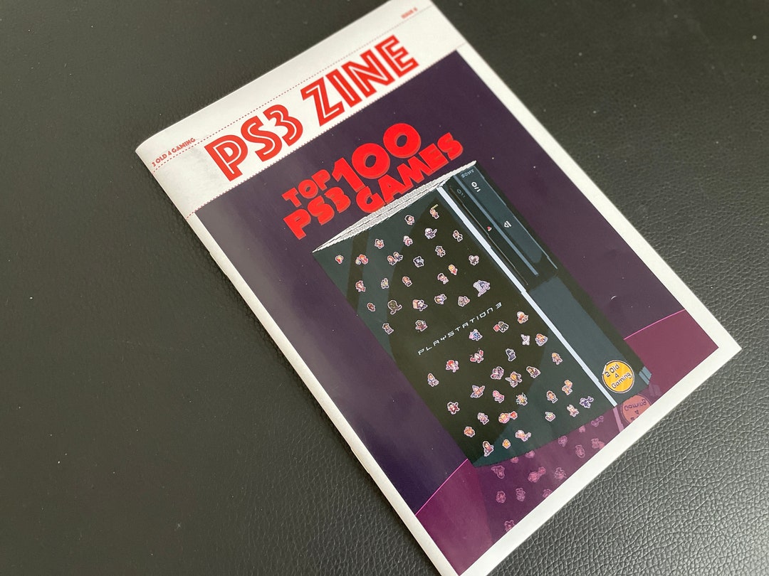 PS3 Zine Issue 0 - Magazine Featuring the Top 100 Games on the PS3 - Etsy