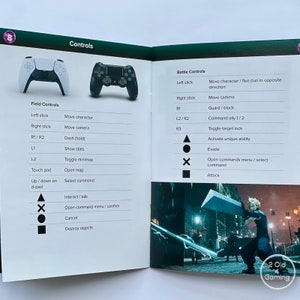Final Fantasy VII Remake Intergrade Manual PS5 / PS4 Instruction Manual ...