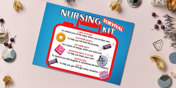 Nursing Survival Kit Digital File - Etsy