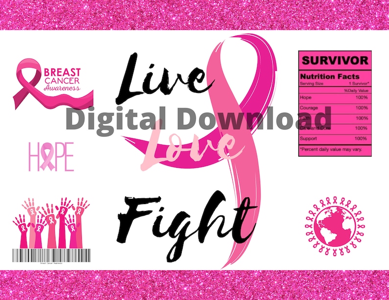 Breast Cancer Chip Bags - Etsy