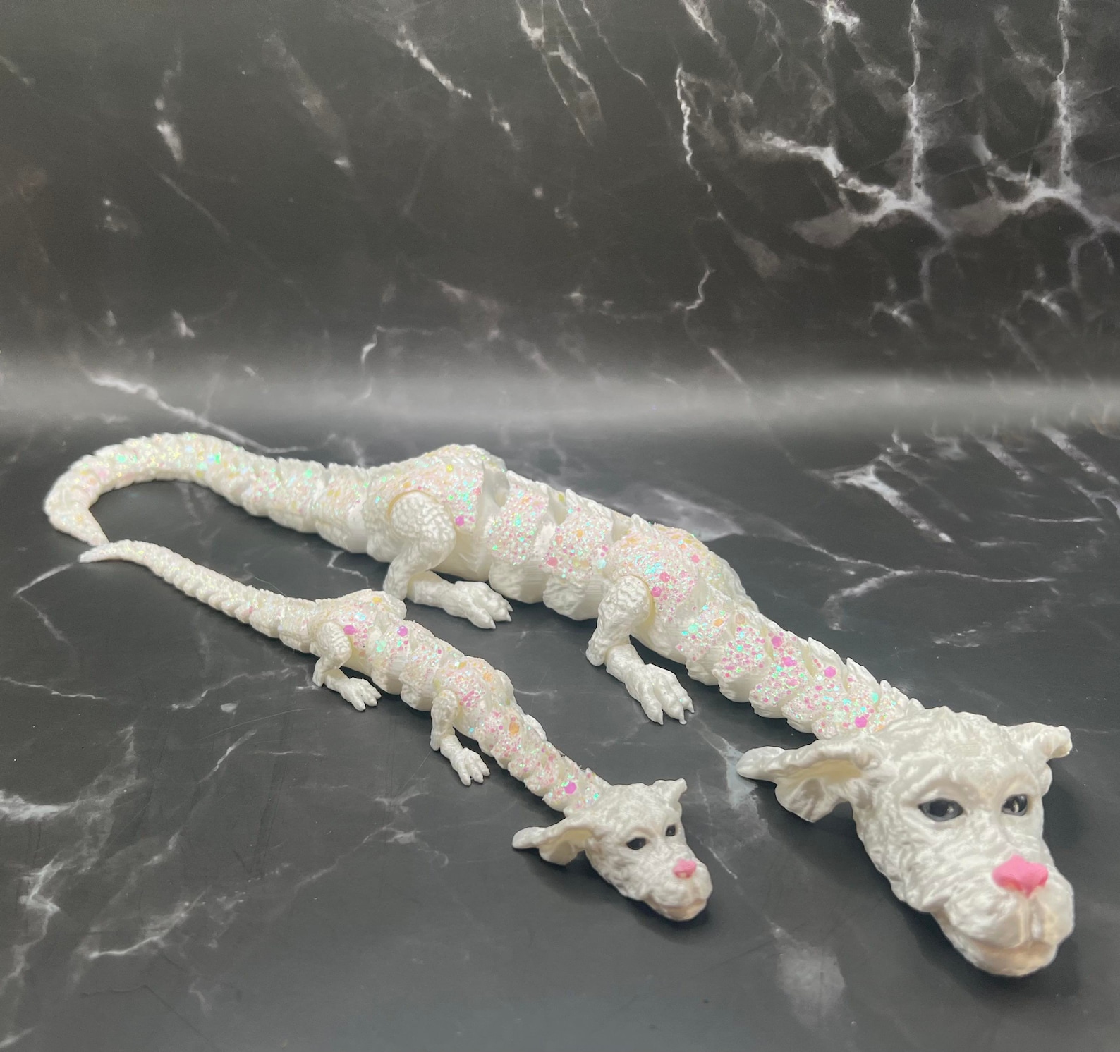 Neverending Story Sparkle Falkor Flexi Articulated Fidget Toy Prop - Etsy