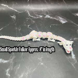 Neverending Story Sparkle Falkor Flexi Articulated Fidget Toy Prop - Etsy