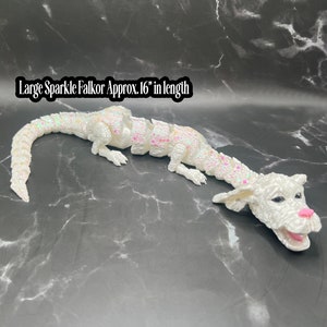 Neverending Story Sparkle Falkor Flexi Articulated Fidget Toy Prop - Etsy