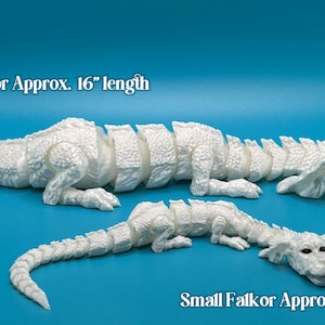 Neverending Story Falkor Flexi Articulated Fidget Toy Prop - Etsy