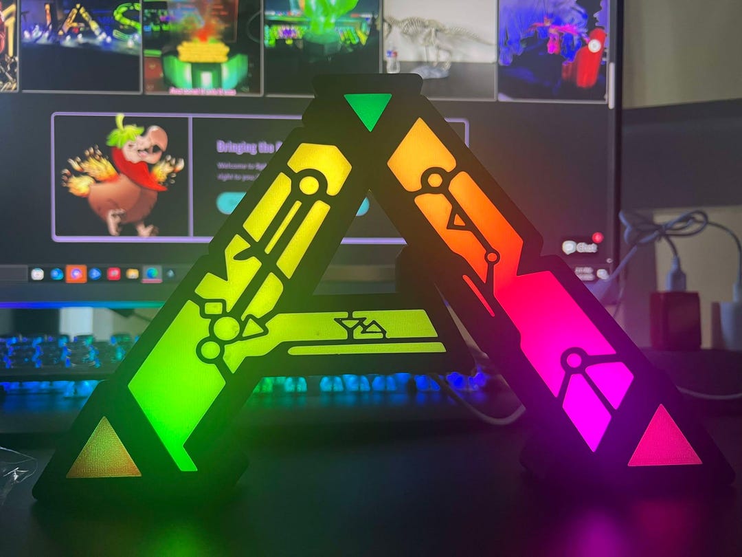 ARK Survival Evolved 3D LED Light Box – RGB Gaming Sign, Bluetooth ...