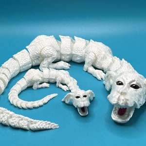 Neverending Story Falkor Flexi Articulated Fidget Toy Prop - Etsy