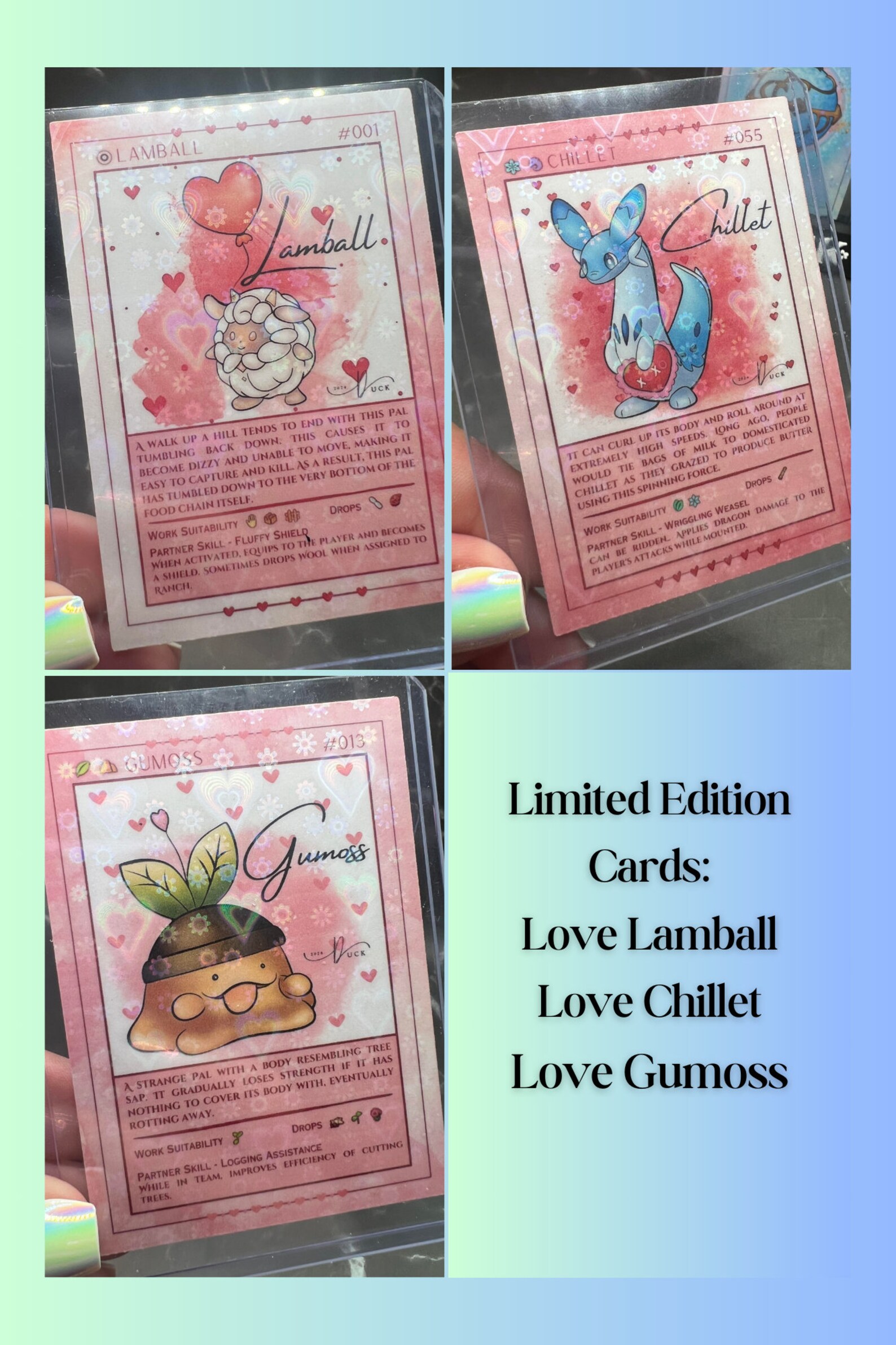 Palword Paldeck Inspired Fan Art Cards: Set 1 - Etsy